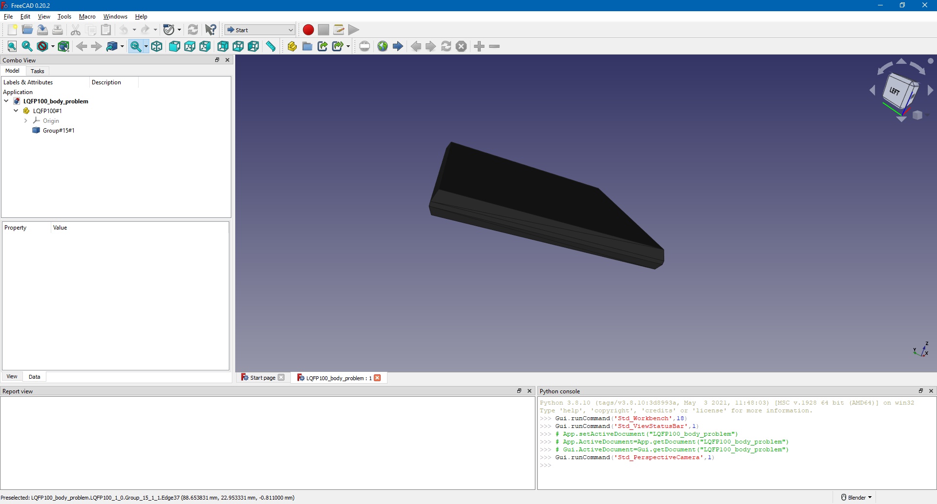Invalid geometry of loaded step model · Issue #9837 · FreeCAD/FreeCAD · GitHub