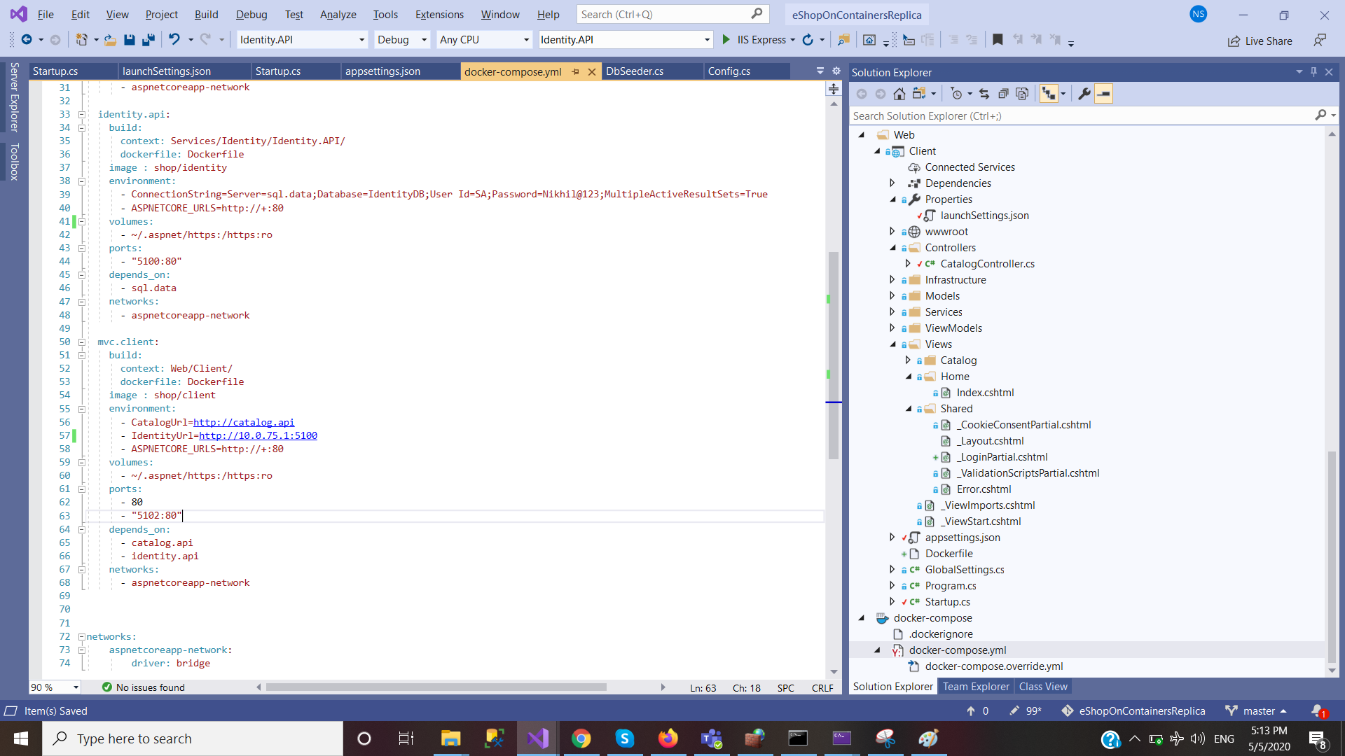 I am setting up Identity Server 4 with MVC client but getting this issue while running in ...