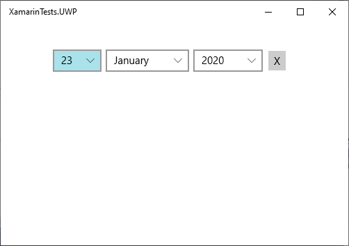 [Bug] [UWP] Button has height bigger than Picker · Issue #8577 · xamarin/Xamarin.Forms · GitHub