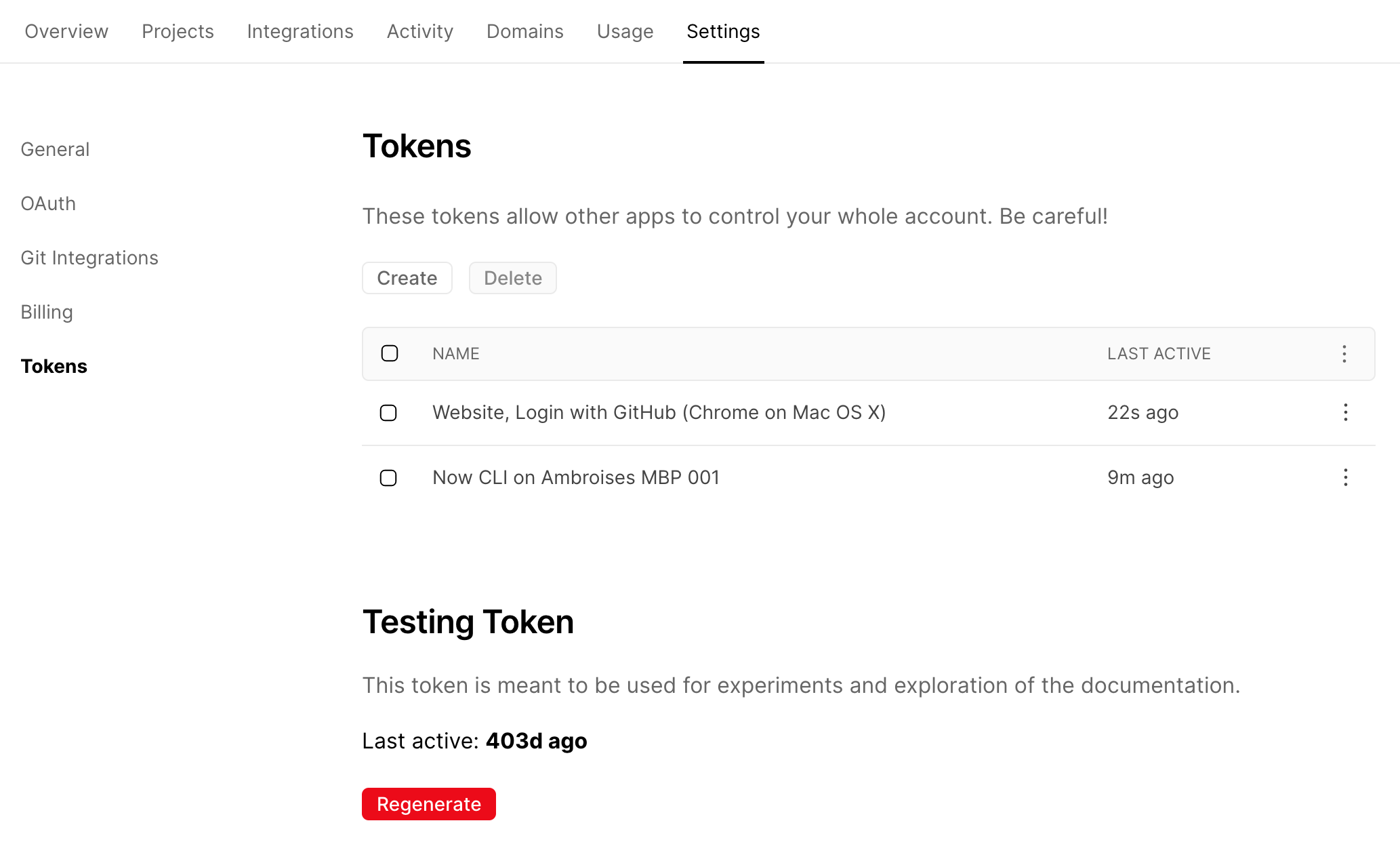 Vercel tokens disappeared - Github Actions throws "Error! You do not have access to the ...