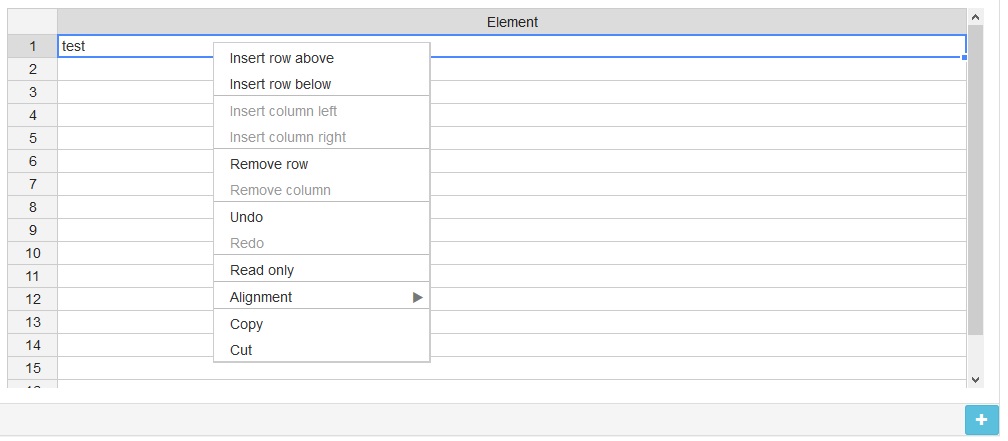 Handsontable cell edit mode mouse right click event · Issue #5213 · handsontable/handsontable ...