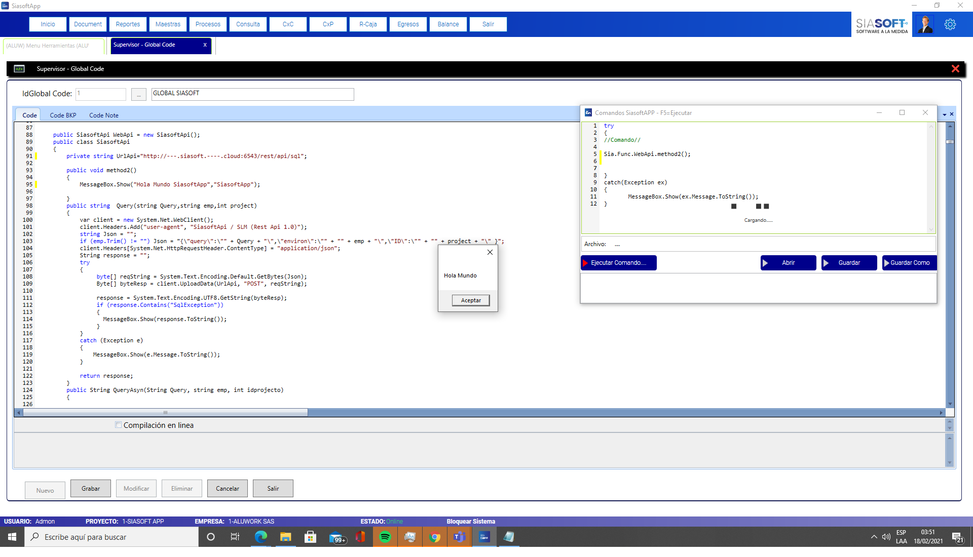 compile and display wpf screen in 1 second 5000 lines of c # + xaml code stored in sql server ...
