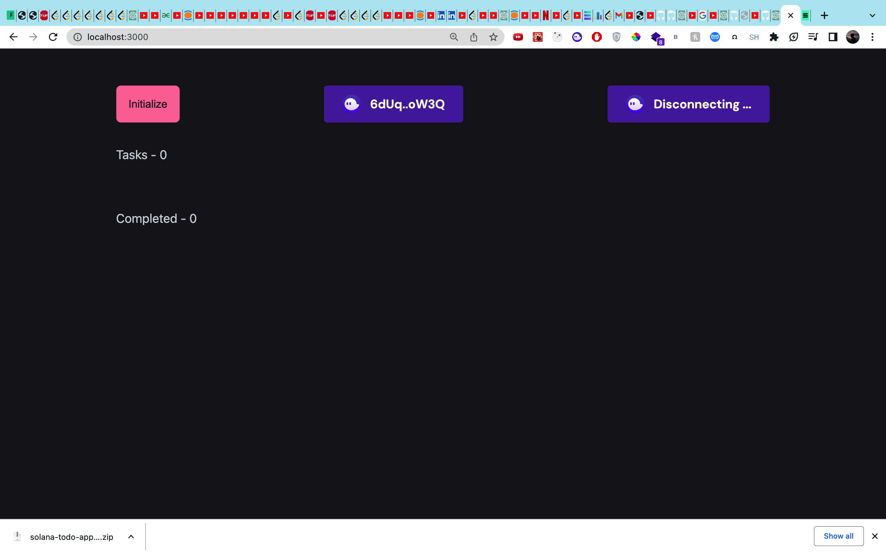 Wallet does not disconnect, Wallet Disconnect Button stays in a perpetual "disconnecting ...