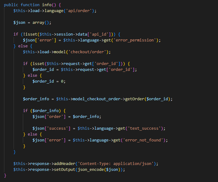 Fetch Orders Api · Issue 11760 · Opencartopencart · Github 