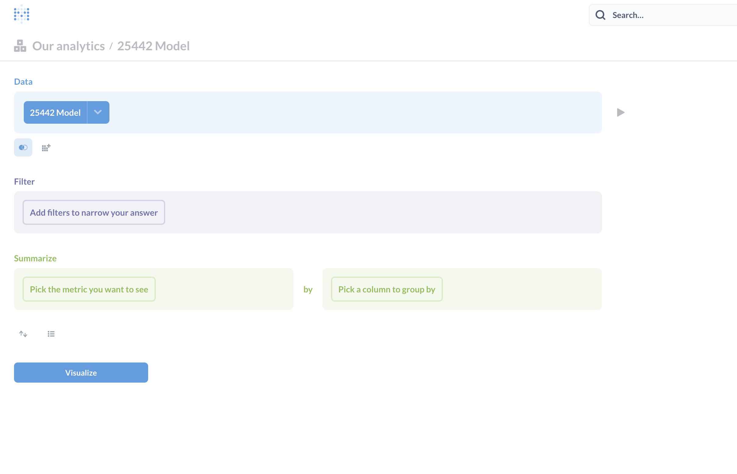 Add Page To Create Model Without A Question Using Notebook Editor · Issue 25598 · Metabase 