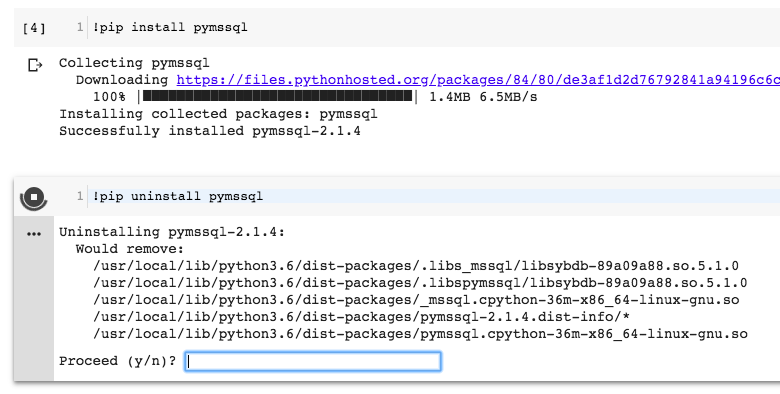uninstall pymssql · Issue #258 · googlecolab/colabtools · GitHub