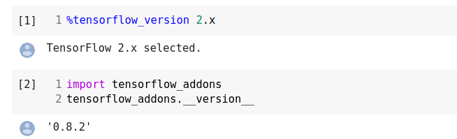 TensorFlow Addons in Colab · Issue #1005 · googlecolab/colabtools · GitHub