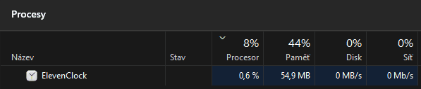 [ISSUE] High usage CPU · Issue #1030 · marticliment/ElevenClock · GitHub
