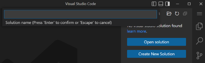Create project when no folder is loadid into VSCode · Issue #225 · fernandoescolar/vscode ...