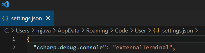 Launch/Debug a project in an external terminal · Issue #82 · microsoft/vscode-dotnettools · GitHub