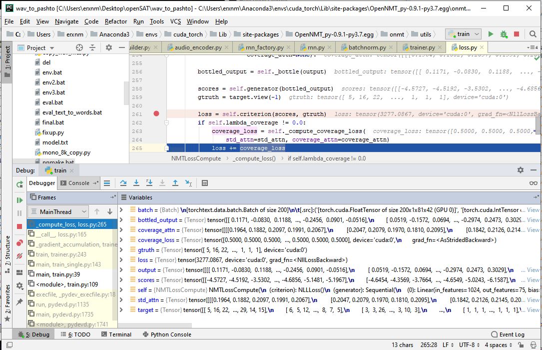 Coverage loss option failing · Issue #1528 · OpenNMT/OpenNMT-py · GitHub
