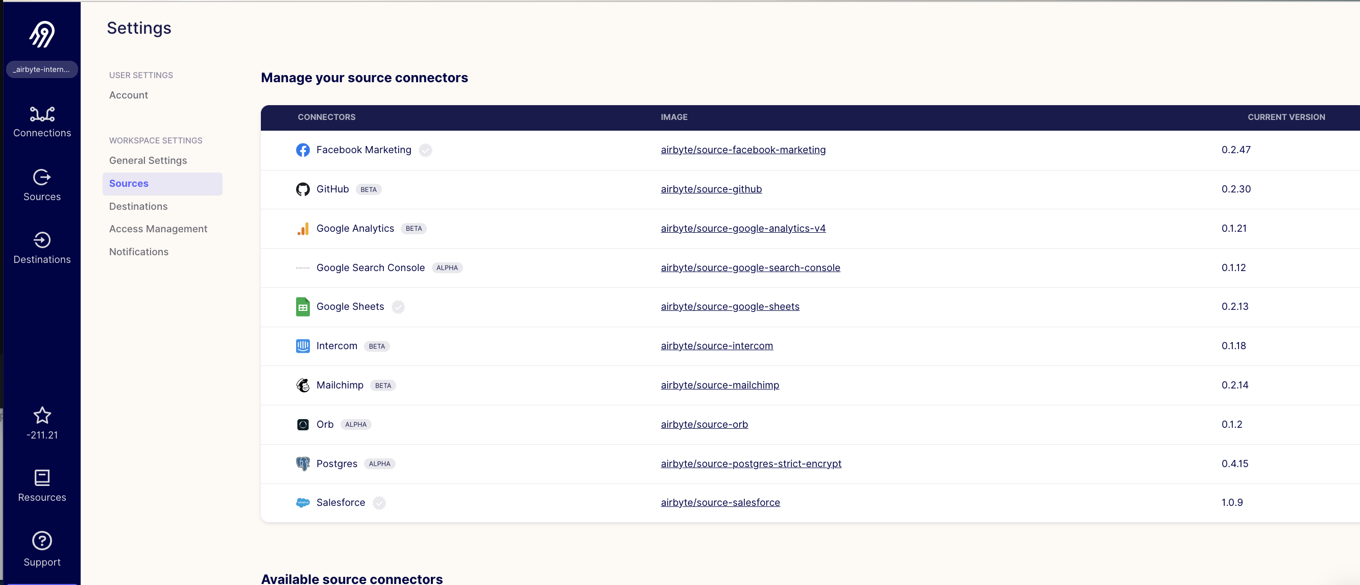 Setup guide side panel open by default · Issue #12731 · airbytehq/airbyte · GitHub