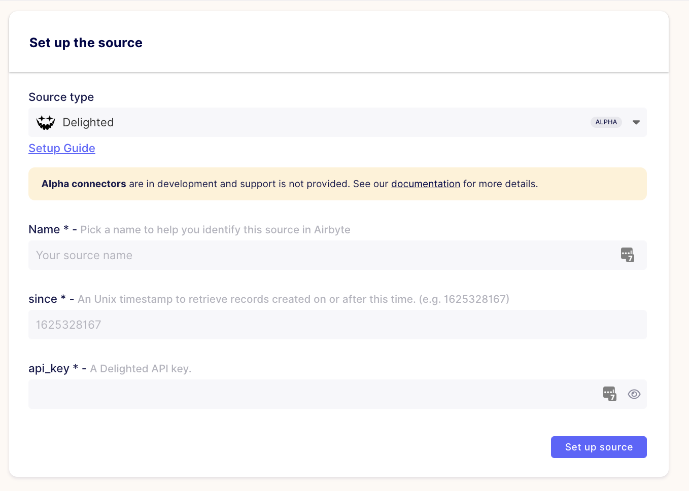 Improve Date Selection For Delighted Source · Issue 12985 · Airbytehq Airbyte · Github