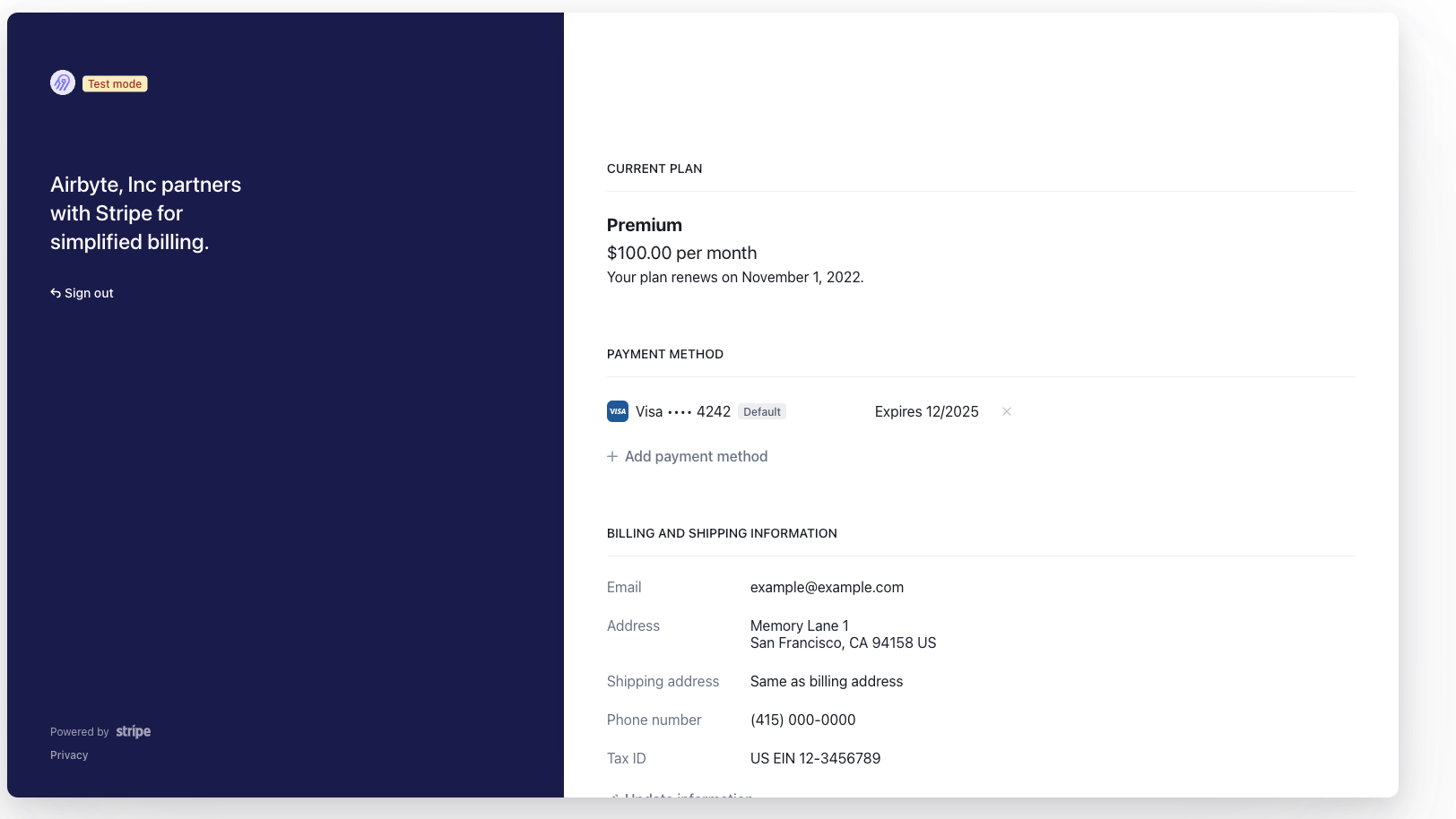 Enable access to Stripe customer portal for paying customers · Issue #17948 · airbytehq/airbyte ...