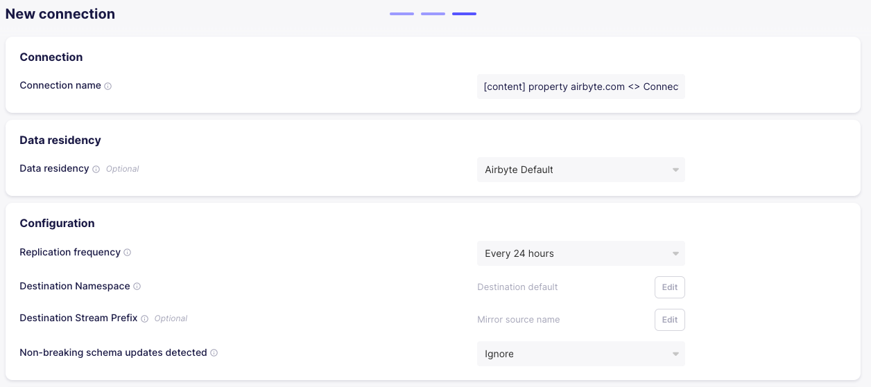 Create "Advanced Options" in Replication Settings · Issue #11850 · airbytehq/airbyte · GitHub