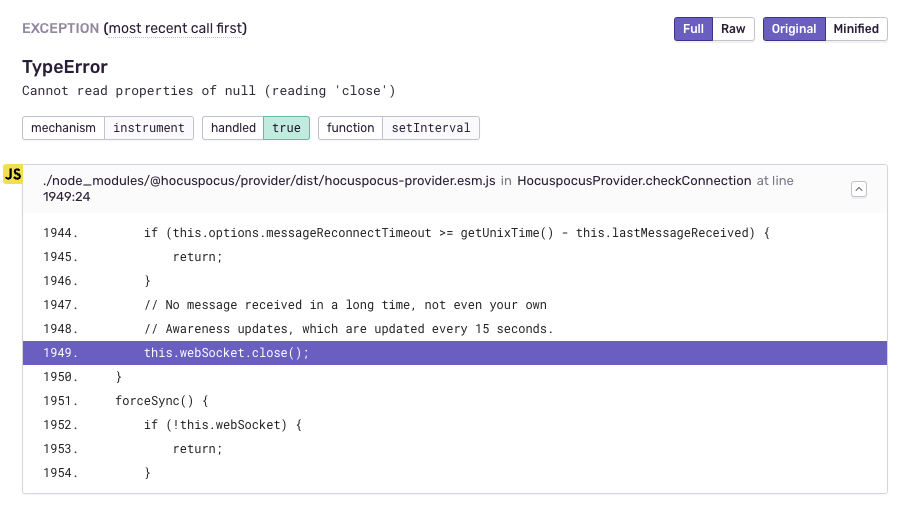 TypeError: Cannot read properties of null (reading 'close') · Issue #234 · ueberdosis/hocuspocus ...