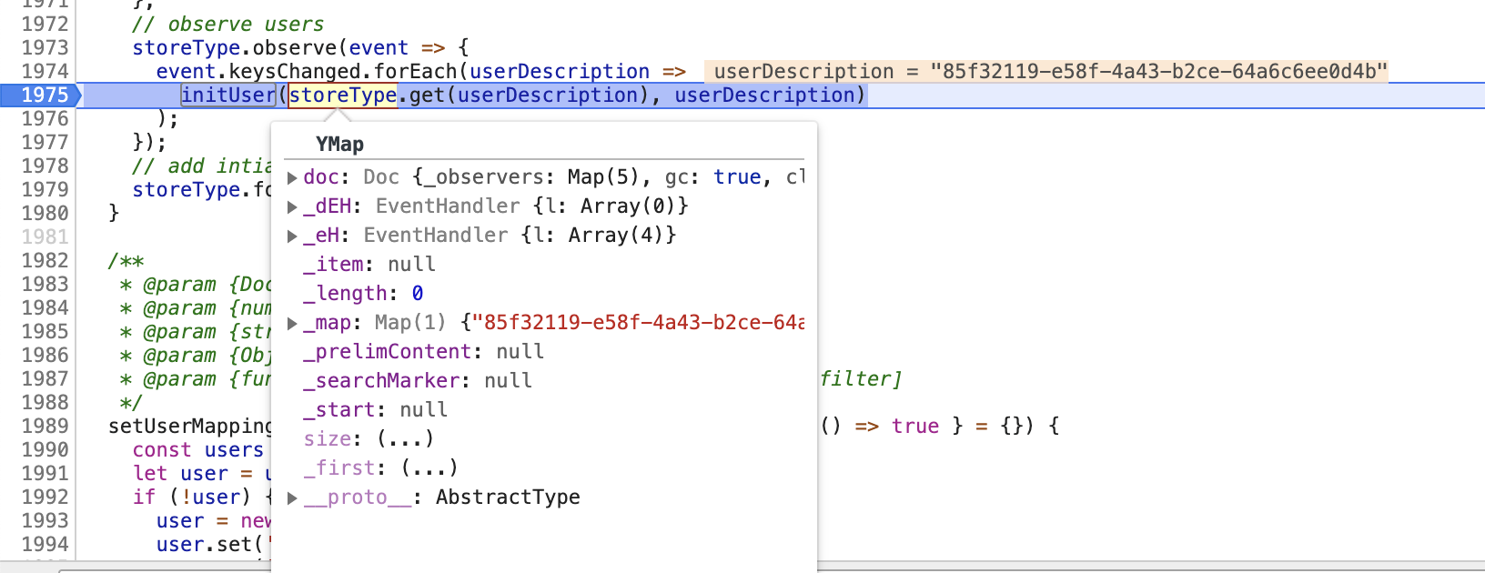 initUser called with undefined user · Issue #250 · yjs/yjs · GitHub