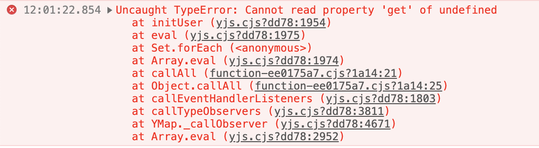initUser called with undefined user · Issue #250 · yjs/yjs · GitHub