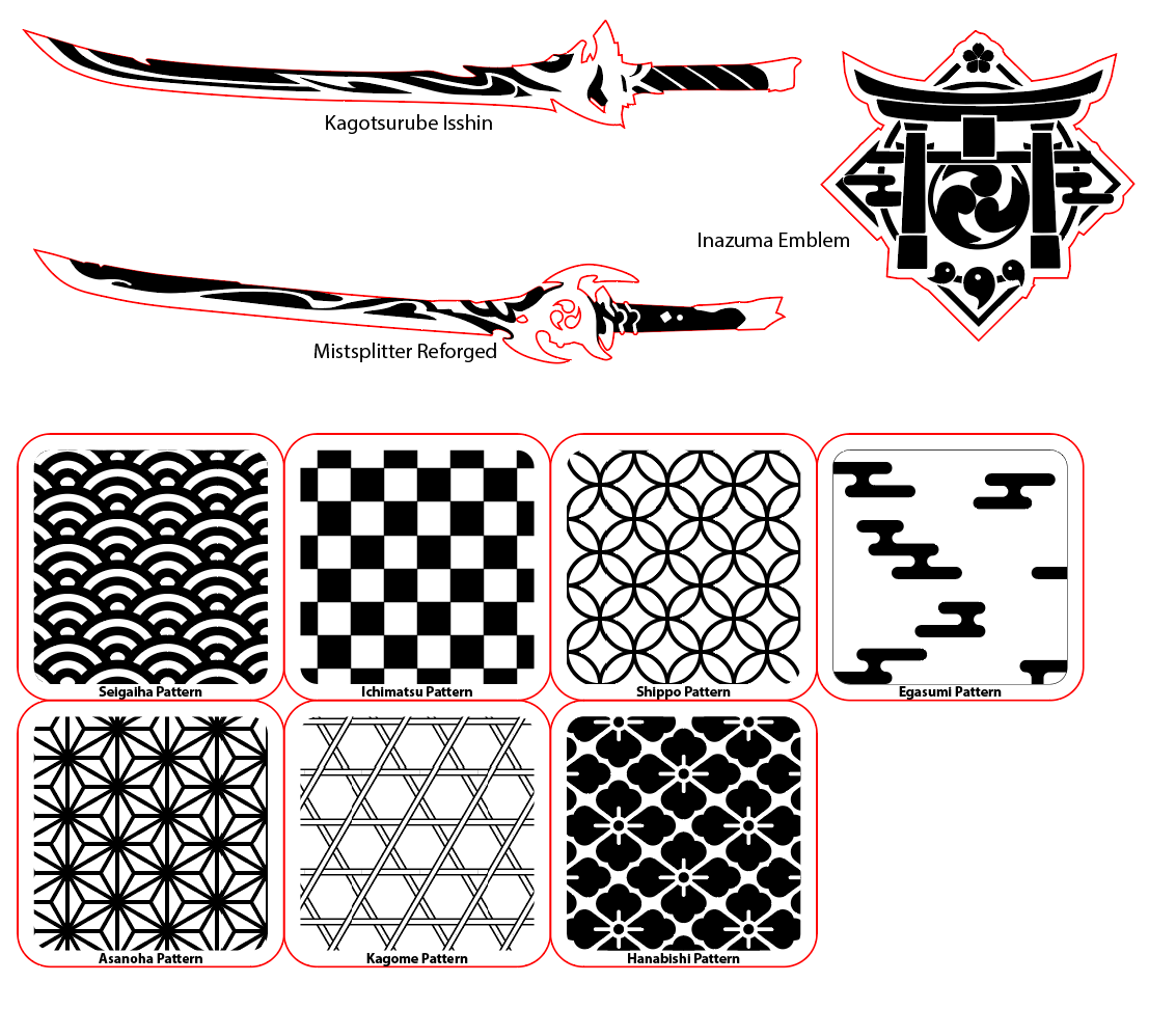 GitHub - Nekodigi/Japanese-Pattern-for-Laser-Cutter: Inculude Inazuma ...