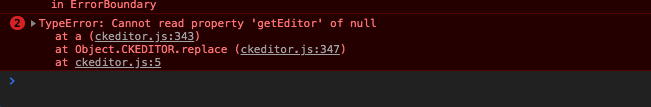Cannot read property 'getEditor' of null when component is unmounted · Issue #49 · ckeditor ...