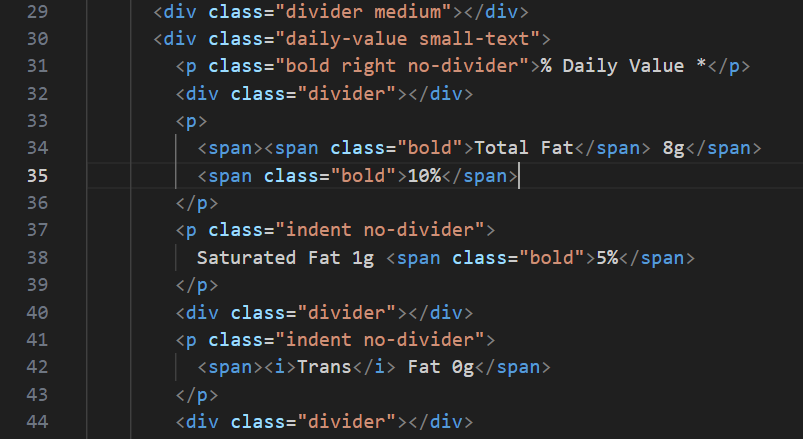 GitHub - EaswaranPottiK/Assignment3NutritionLabel