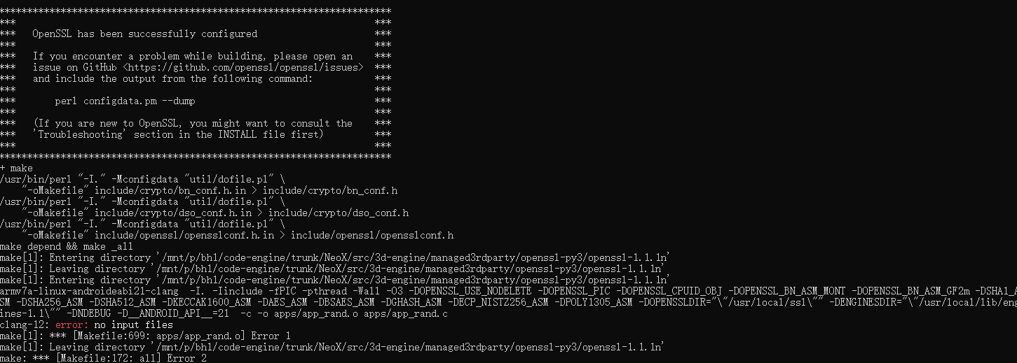 1.1.1n compile failed with android ndk r23b · Issue #18617 · openssl/openssl · GitHub