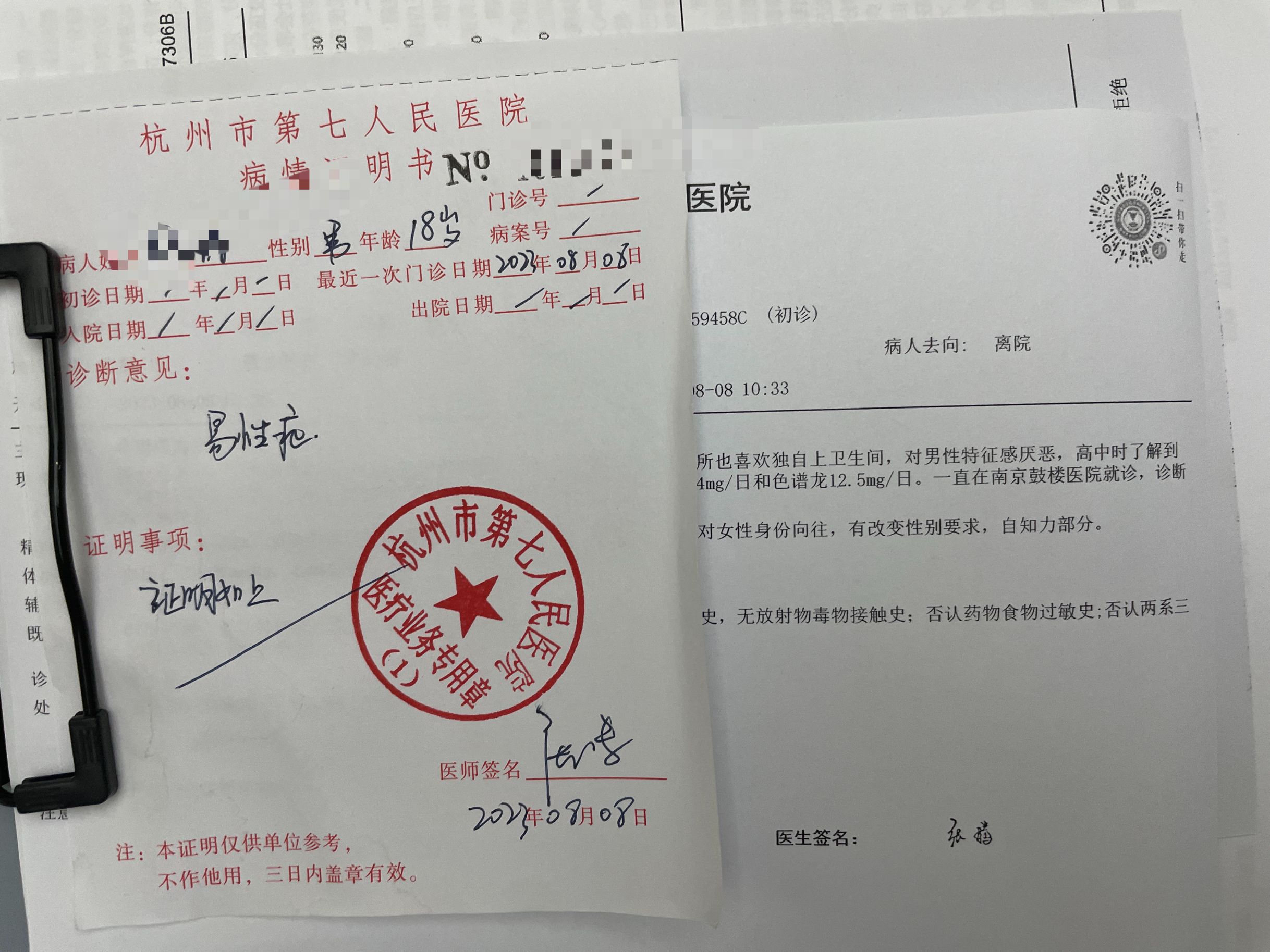 杭州七院大证 · Issue #861 · project-trans/MtF-wiki · GitHub