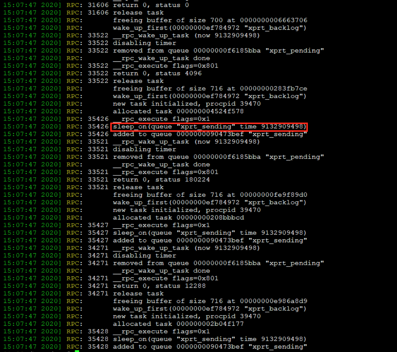 Nfs Ganesha Client Sunrpc Module Sleep On Xprt Pending · Issue 549 · Nfs Ganesha Nfs Ganesha