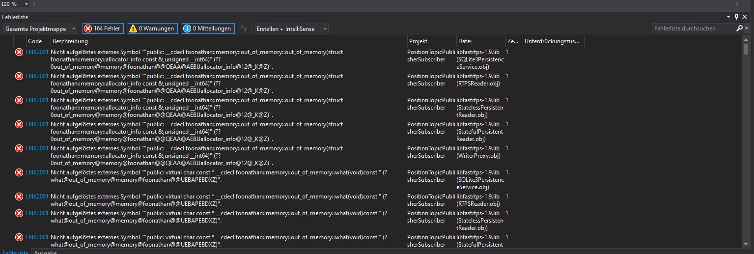 Including FastRTPS in Qt Projects: LNK2005 already defined [8982] · Issue #904 · eProsima/Fast ...