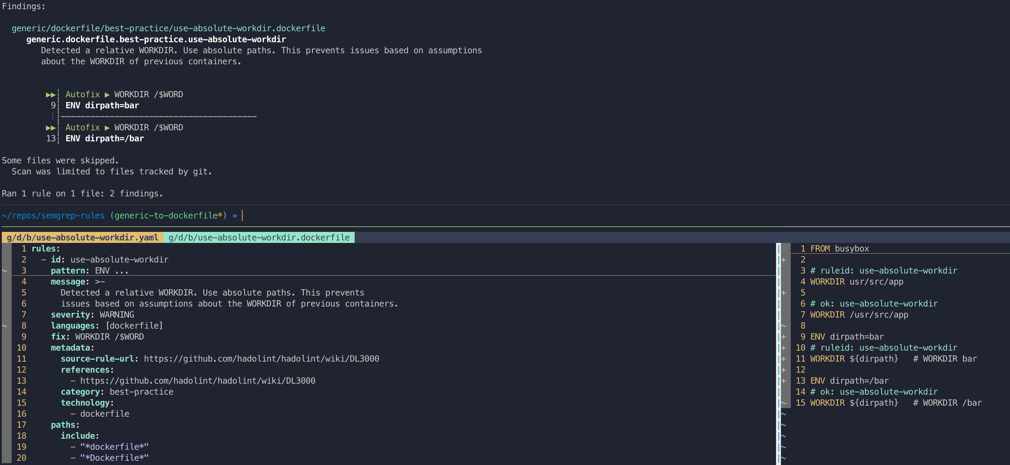 [Docker] environment variables can not be matched using metavariables in the ENV statement ...