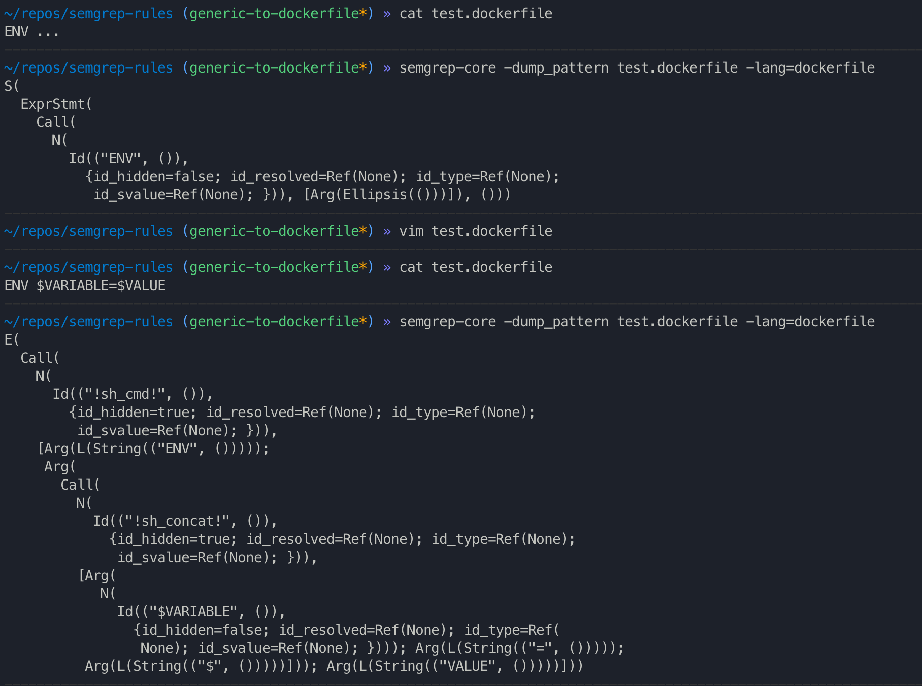[Docker] environment variables can not be matched using metavariables in the ENV statement ...