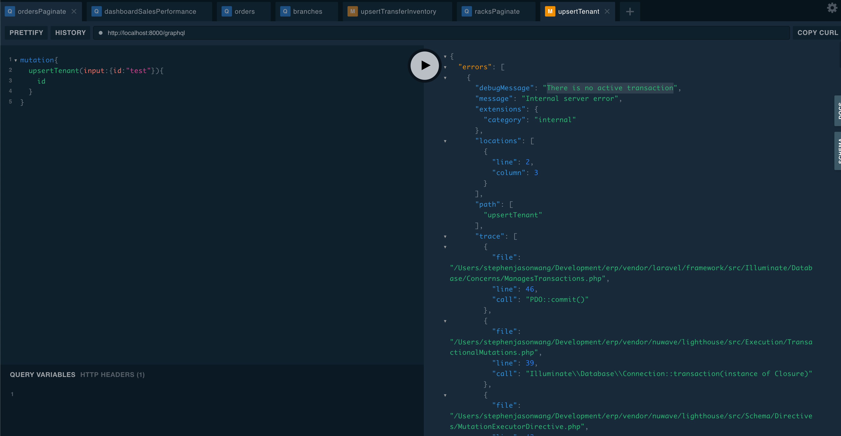 There is no active transaction · Issue #860 · archtechx/tenancy · GitHub