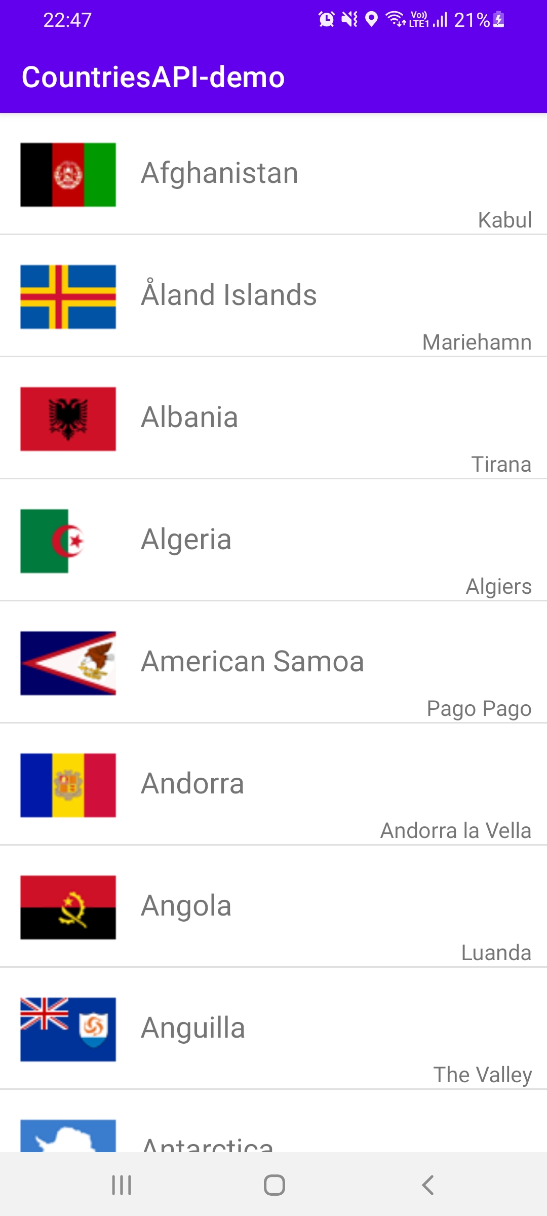 GitHub - kaustubhakalucifer/CountriesAPI-demo