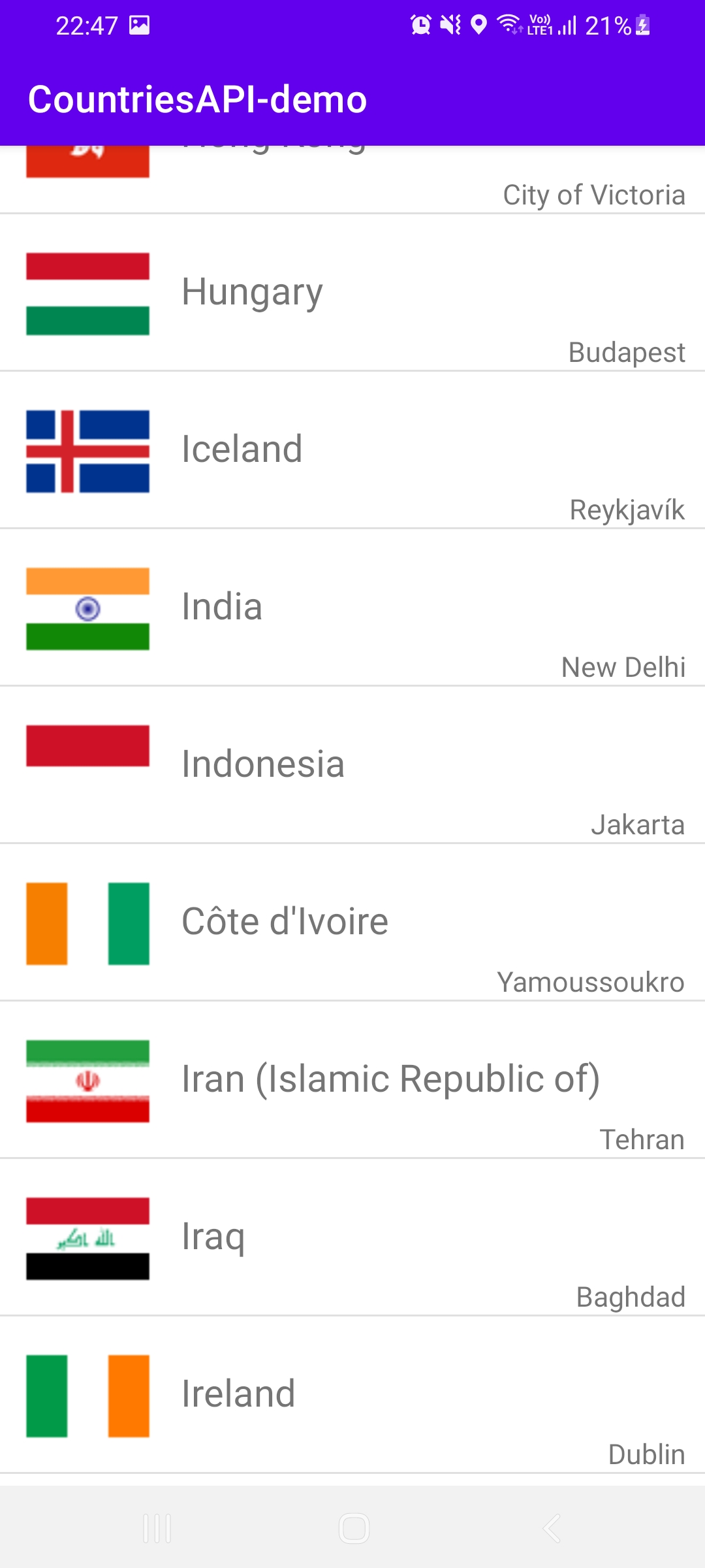 GitHub - kaustubhakalucifer/CountriesAPI-demo