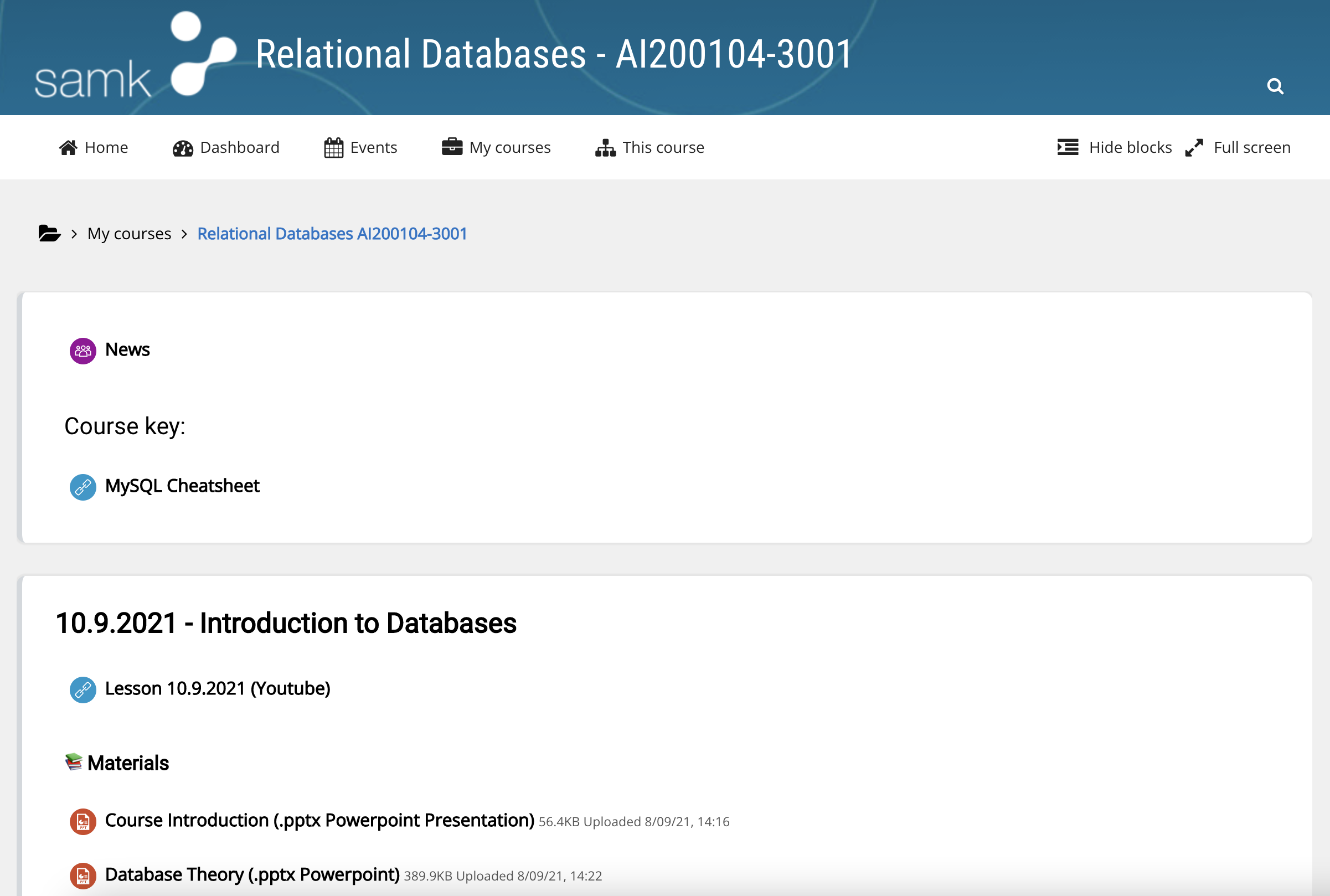 GitHub - kulttuuri/samk-moodle-modern-styles: Modern styles for SAMK ...