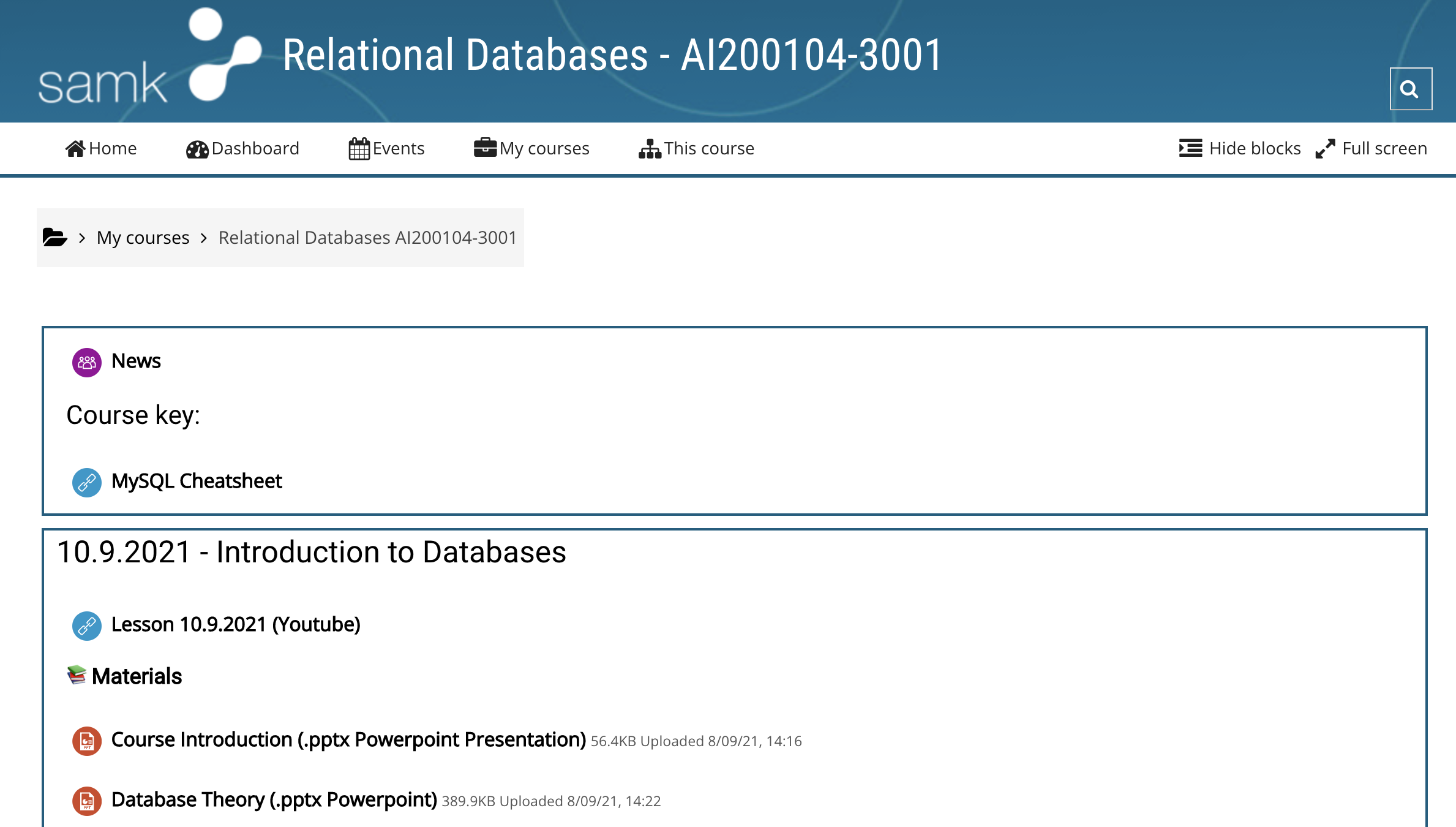 GitHub - kulttuuri/samk-moodle-modern-styles: Modern styles for SAMK moodle. Can be used with ...