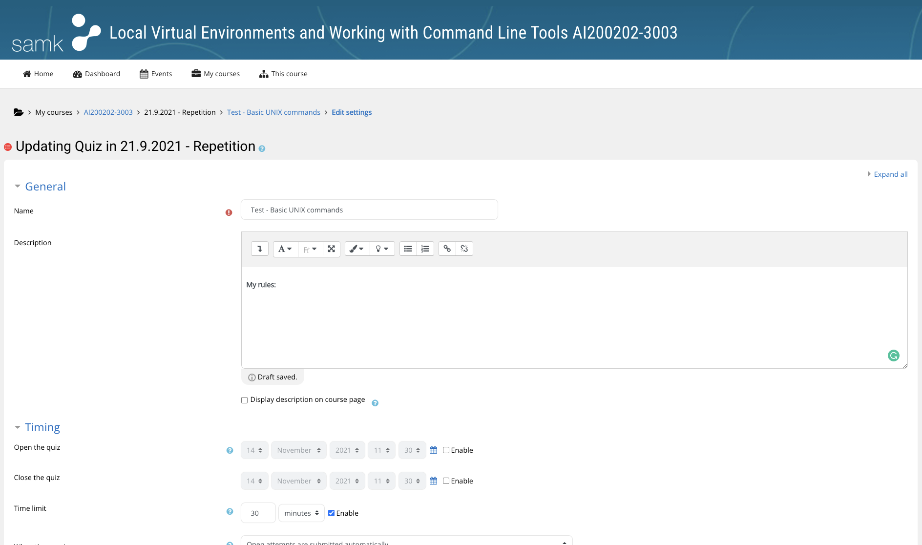 GitHub - kulttuuri/samk-moodle-modern-styles: Modern styles for SAMK ...