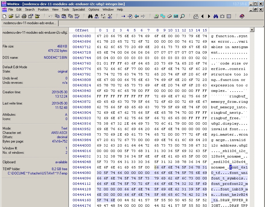 u8g2/ucg: allow to get list of available fonts · Issue #2966 · nodemcu ...