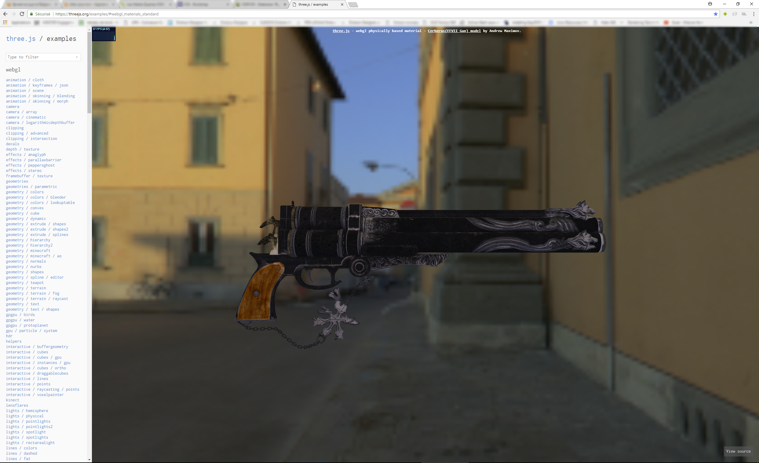 Envmap example : Different rendering depending on the browser · Issue ...