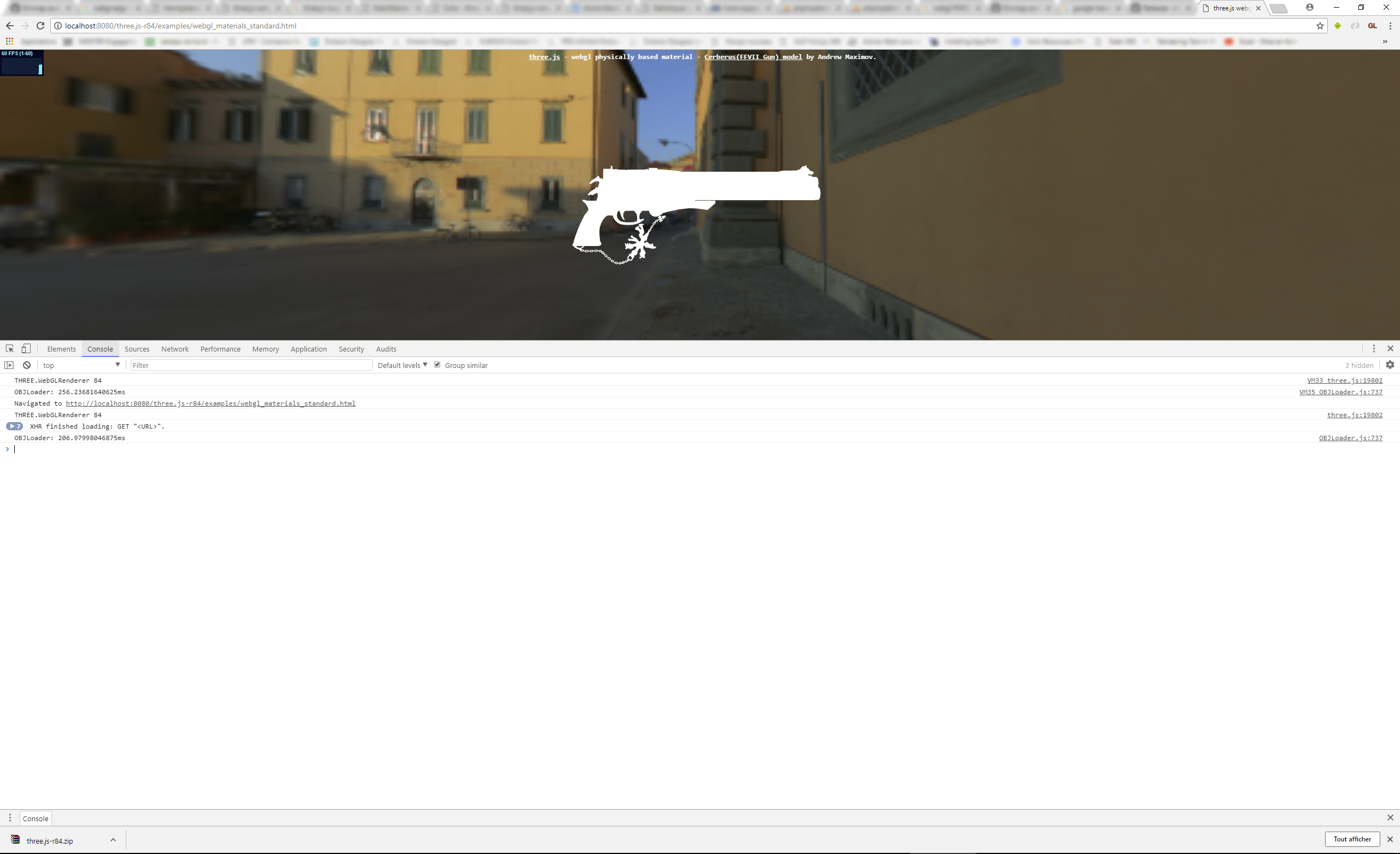 Envmap example : Different rendering depending on the browser · Issue #13935 · mrdoob/three.js ...