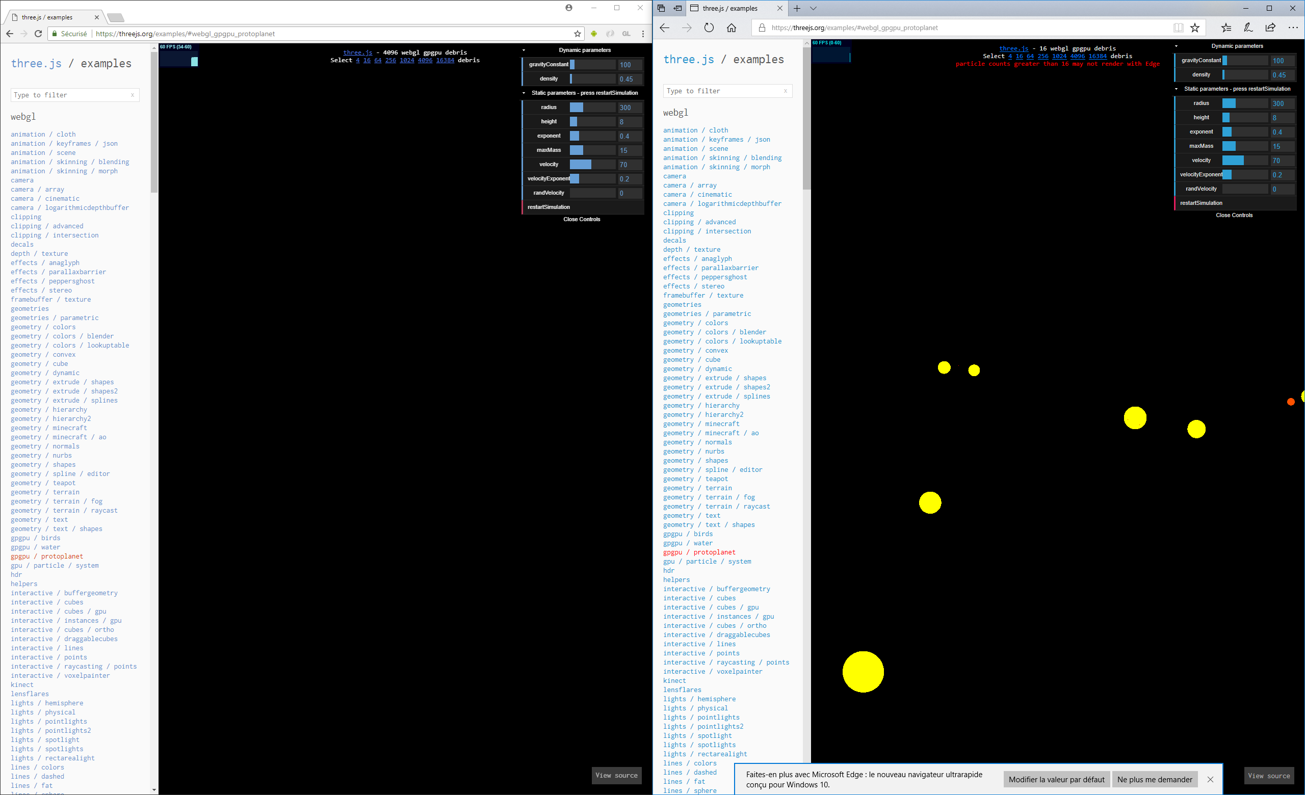 Envmap example : Different rendering depending on the browser · Issue ...