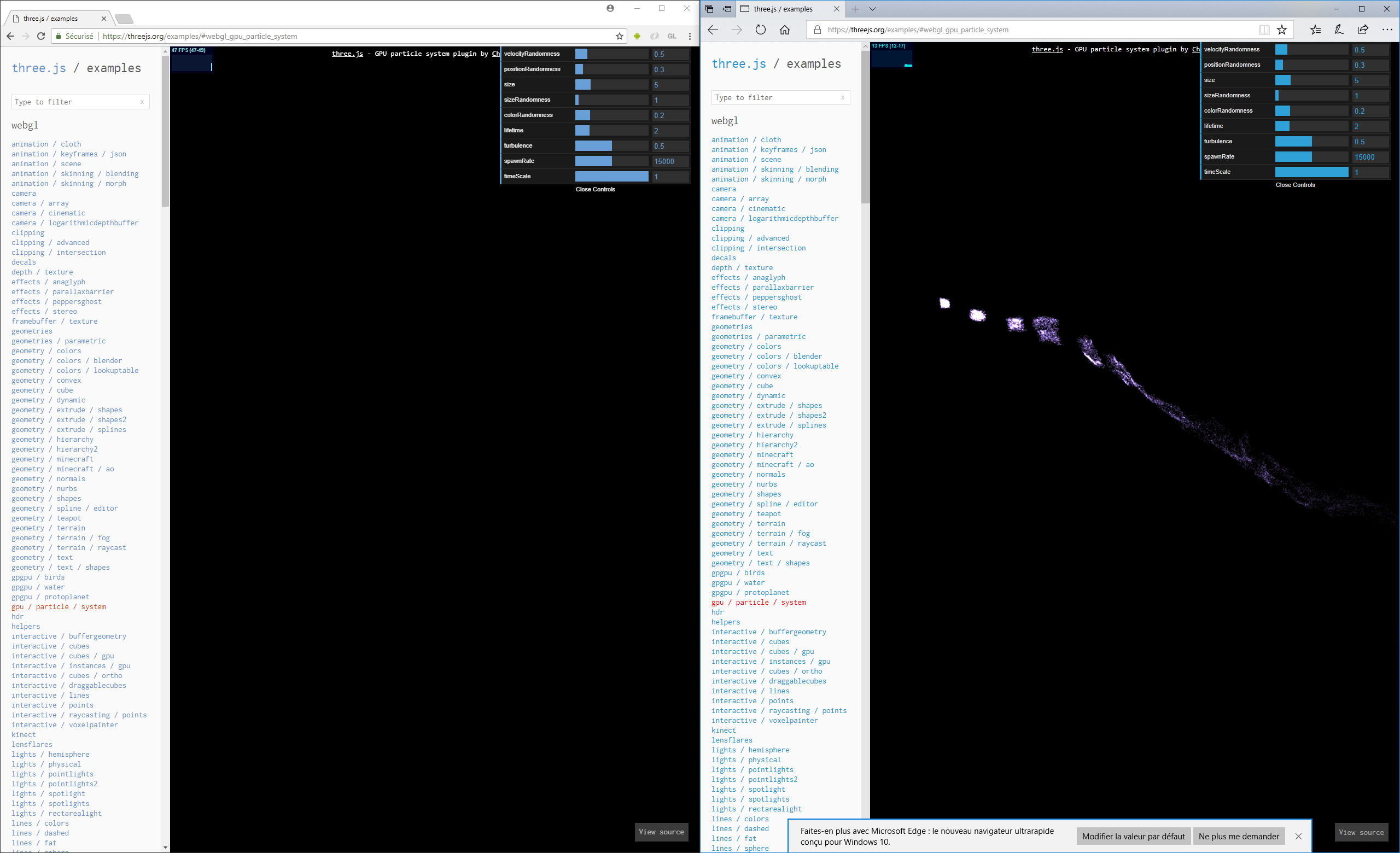 Envmap example : Different rendering depending on the browser · Issue #13935 · mrdoob/three.js ...