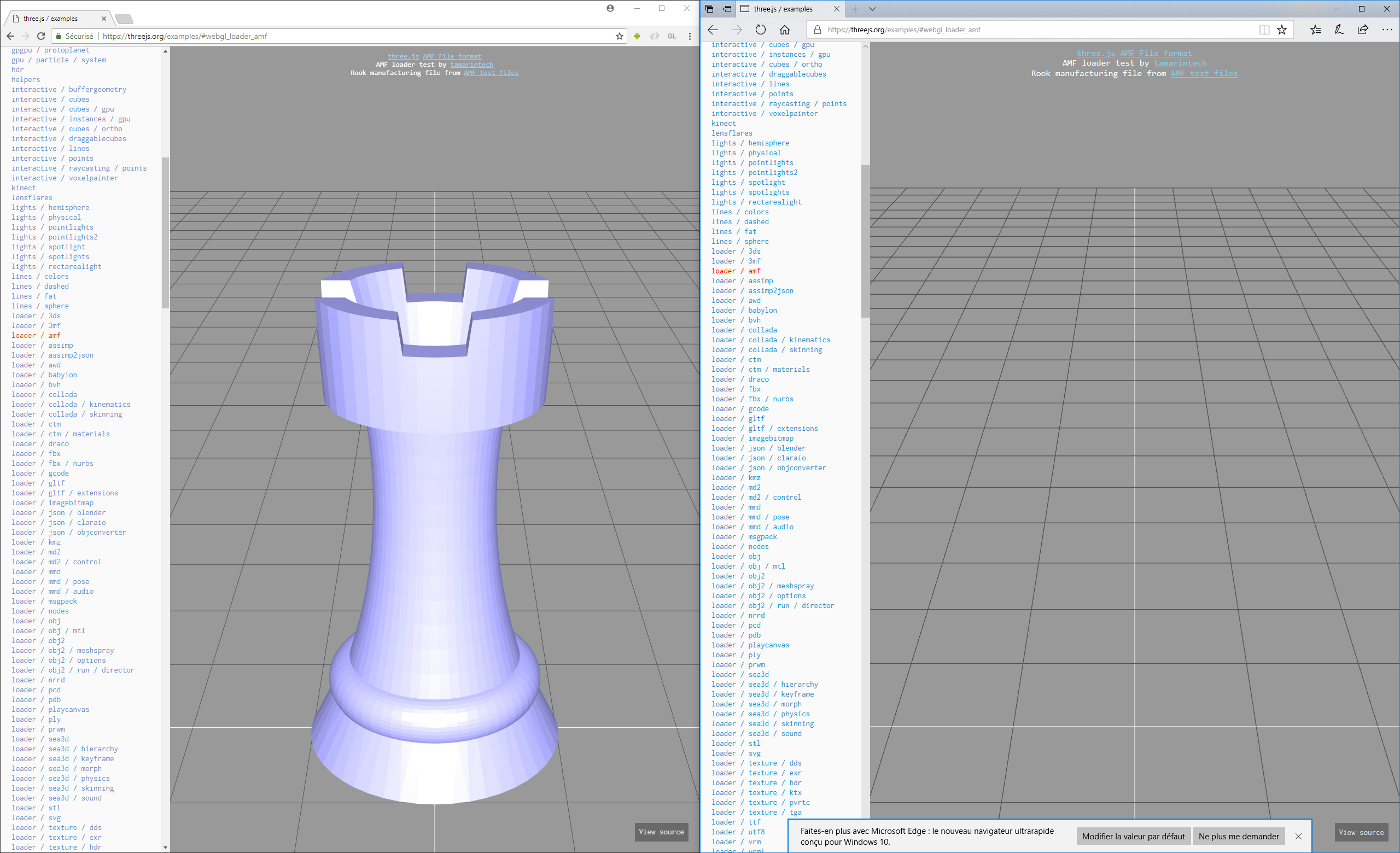 Envmap example : Different rendering depending on the browser · Issue #13935 · mrdoob/three.js ...