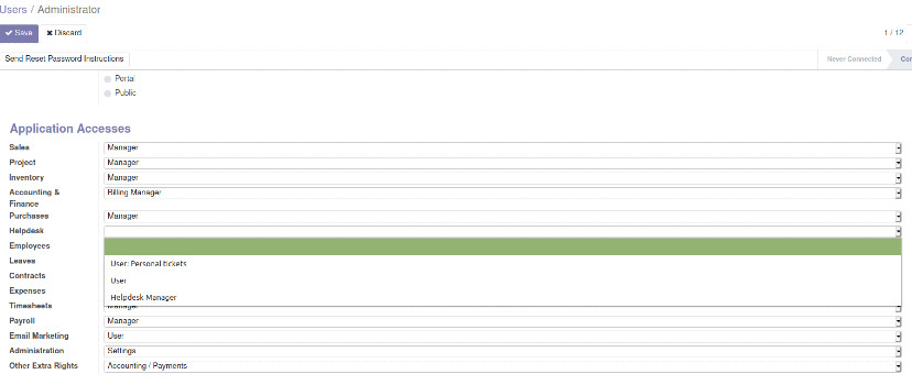 Users without Helpdesk permissions cannot create timesheet entries on Project · Issue #228 · OCA ...