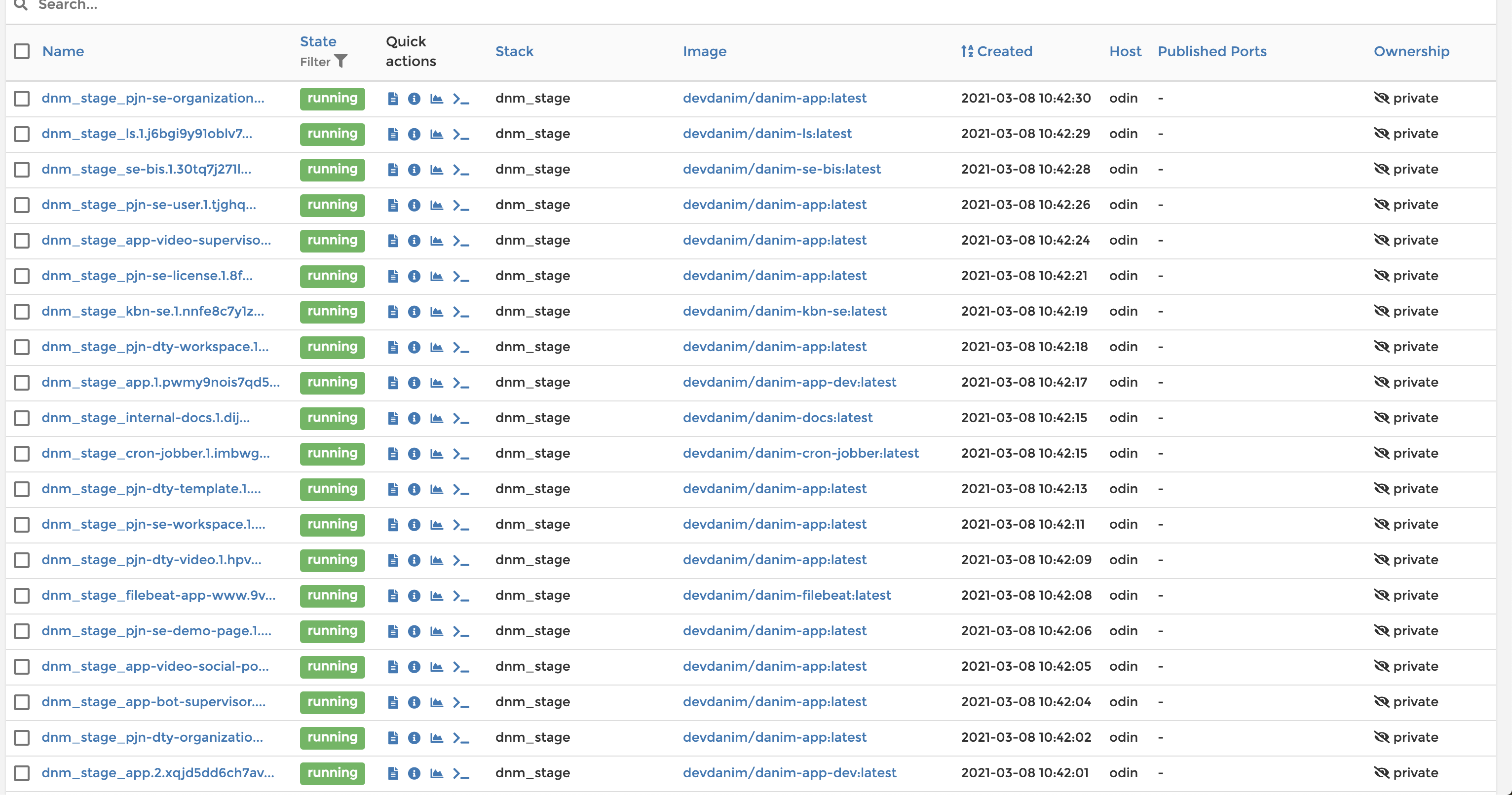 Bug on partial update of the stack yaml. Unrelated services recreate containers. · Issue #4907 ...