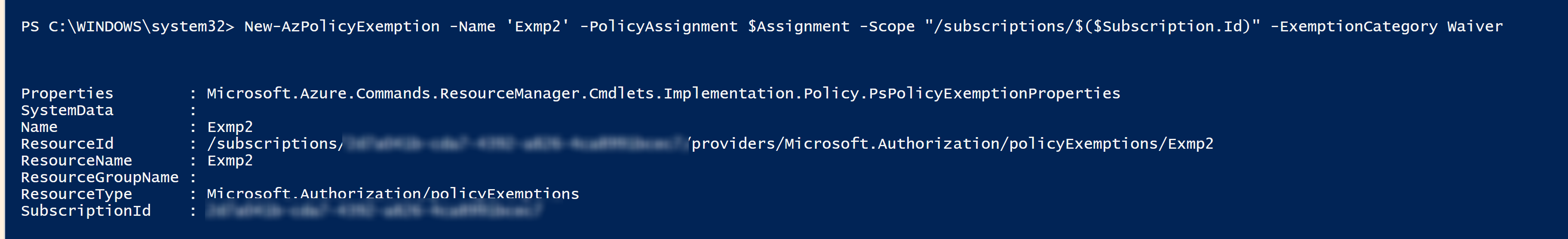 New-AzPolicyExemption can not find the PolicyDefinitionReferenceId specified · Issue #20381 ...