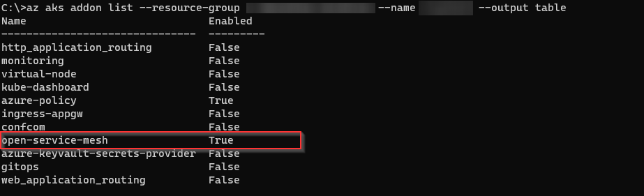 List All Enabled Addons · Issue 26937 · Azure Azure Cli · Github