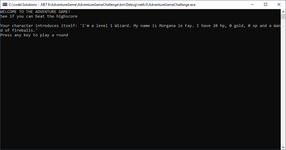 GitHub - xnafan/AdventureGame: An example of how to cleanly separate functionality from UI, by ...