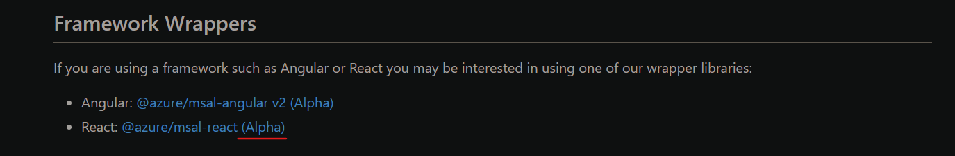 Outdated react wrapper library version · Issue #3175 · AzureAD/microsoft-authentication-library ...