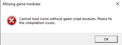 Flax Engine Error: Missing game modules · Issue #443 · FlaxEngine/FlaxEngine · GitHub